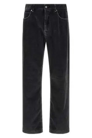 Fendi Trousers Pantalone Velluto - Gray