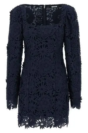 ROTATE BY BIRGER CHRISTENSEN 3d Lace Ls Mini Dress' Dress