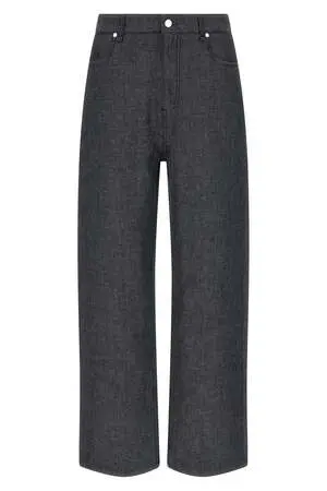 Fendi Jeans Ff Selleria Embroidery - Gray