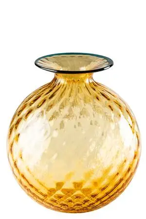 VENINI Vase 'monofiore Balloton - Yellow