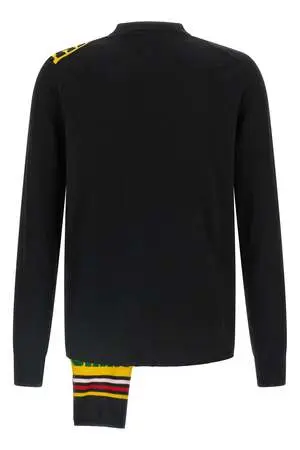 Comme Des Garçons Sweater 'asymmetric Intarsia