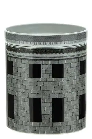 FORNASETTI Candle 'nel Mentre Grande Architettura - White/black