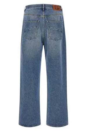 Fendi Jeans With 'ff' Selleria Patch