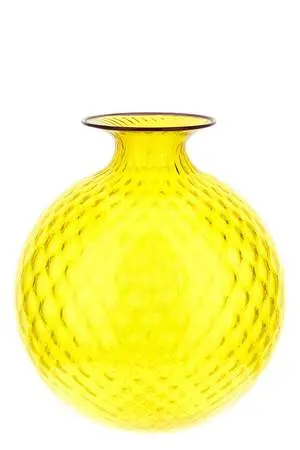 VENINI Vase 'monofiore Balloton Grande - Yellow
