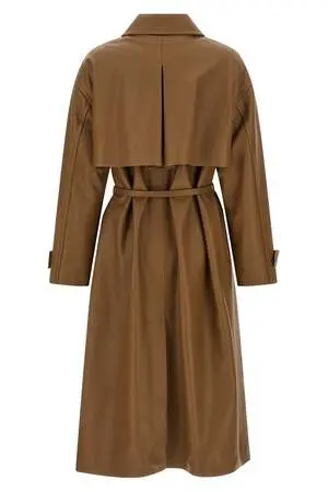Fendi Trench Coat 'soprabito Nappa Leather