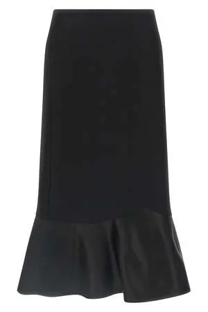 Fendi Grain De Poudre' Skirt - Black