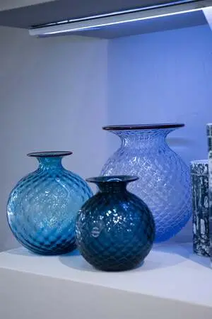 VENINI Vase 'balloton Fiori Large