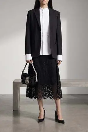 Fendi Macramé Lace Skirt