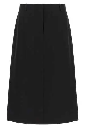 Fendi Sartorial-inspired Midi Skirt - Black