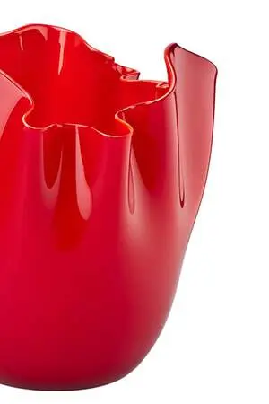 VENINI Fazzoletto Opalino' Vase