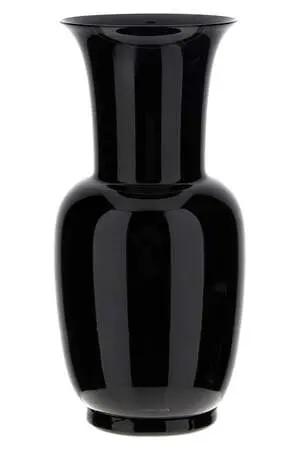 VENINI Opalino Medium' Vase - Black