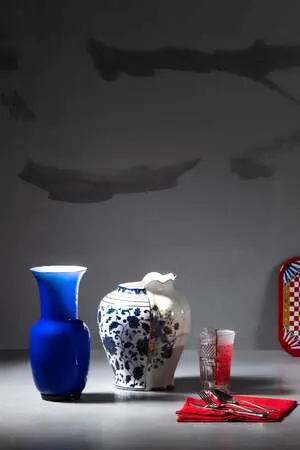VENINI Opalino Small' Vase
