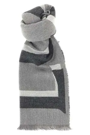 Loewe Scarf With Maxi Jacquard Logo