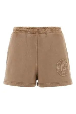 Fendi Shorts '3d Roma - Brown