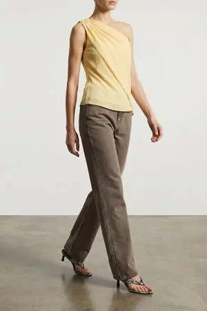 ROTATE BY BIRGER CHRISTENSEN Jeans With Logo Patch