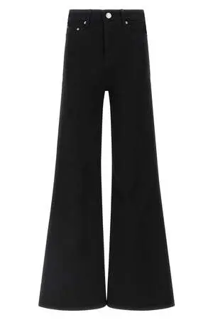 AMI Paris Flared Leg Jeans - Black