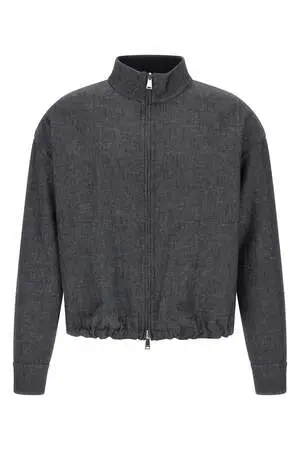 Fendi Reversible Blouson With Engraved Zip
