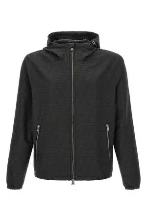 Fendi Ff Jacquard Jacket - Black