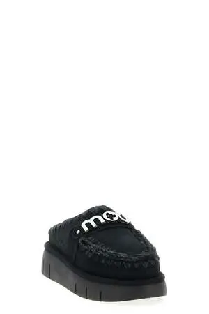 Mou Sabot With Metallic Logo