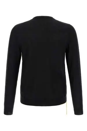 Fendi Crewneck Knit With Signature Yellow Stitching