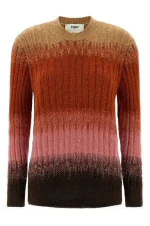 Fendi Sweater 'pull Wool Mohair De - Multi