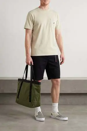 Gramicci T-shirt With Chest Pocket And Embroidered Logo