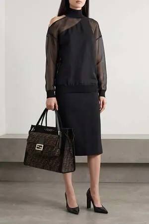 Fendi Layered Knit Top