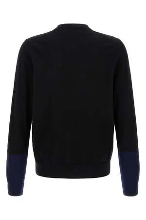 Comme Des Garçons Color-block Wool Cardigan