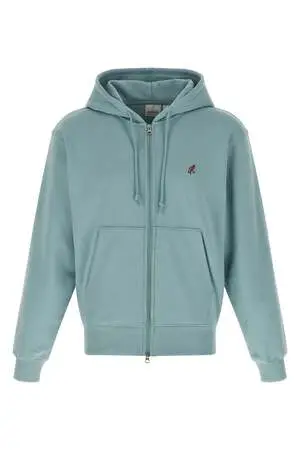 Gramicci One Point' Zip-up Hoodie - Light Blue