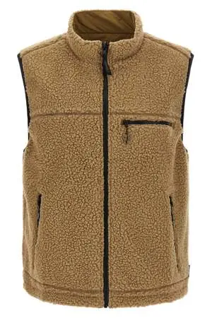 Gramicci Reversible 'sherpa' Vest - Beige