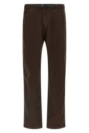 Gramicci Trousers With Integrated Belt - Brown