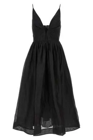 Zimmermann Dress 'illustration V Neck - Black