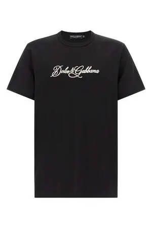 Dolce & Gabbana T-shirt With Embroidered Logo