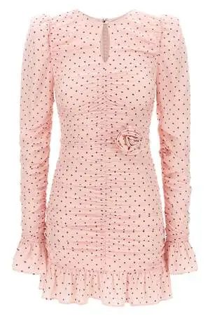 ROTATE BY BIRGER CHRISTENSEN Mini 'ruches' Dress