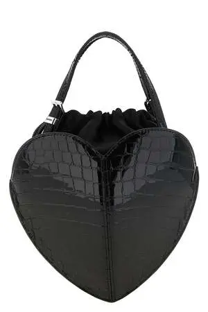 ROTATE BY BIRGER CHRISTENSEN The Heart Handbag - Black