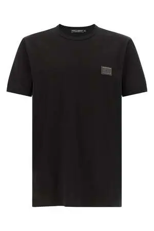 Dolce & Gabbana Logo Plaque T-shirt - Black