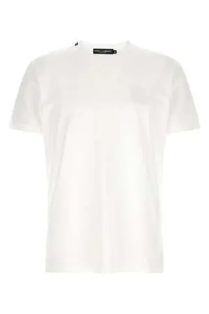 Dolce & Gabbana T-shirt Embroidered Dg Patch - White