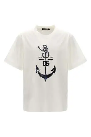 Dolce & Gabbana T-shirt 'marina Print - White