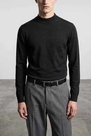 LARMERI STUDIO Wool Crew-neck Sweater