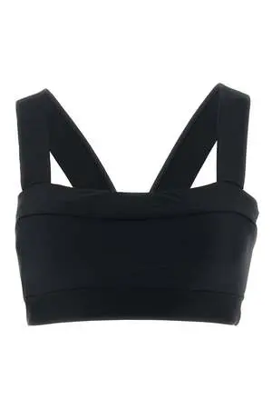 Goldbergh Bikini Top With Embossed Logo - Black