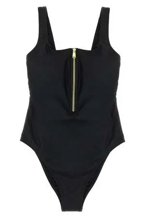 Goldbergh One-piece Swimsuit With Front Zipper - Black