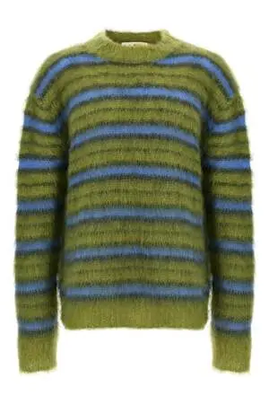 Marni Brushed Mohair Striped' Sweater - Multi
