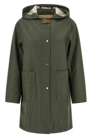 Herno Raincoat With Leather Strap