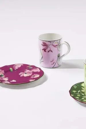 GINORI 1735 Florenza Impero Mug With Botanical Decoration