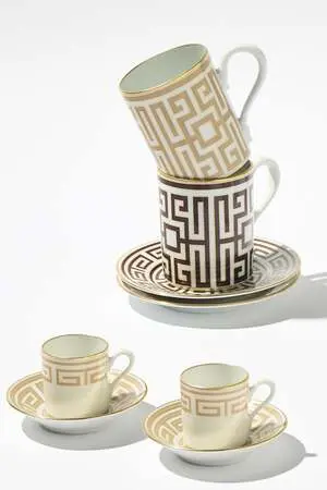 GINORI 1735 Mug Geometric Pattern