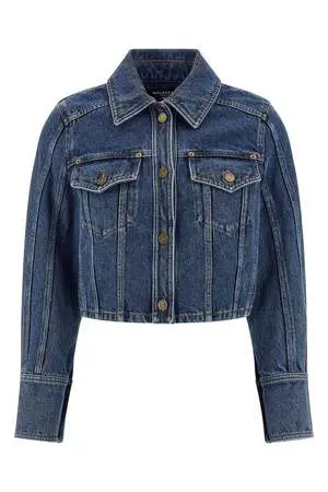 Balmain Cropped Denim' Jacket
