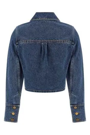 Balmain Cropped Denim' Jacket