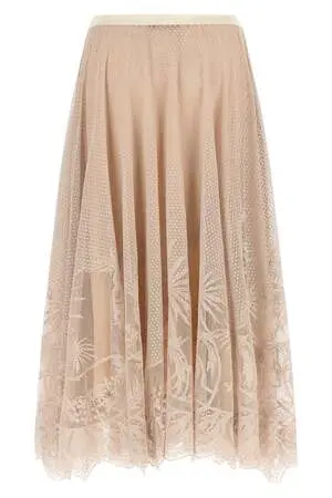Fabiana Filippi Jacquard Lace Skirt