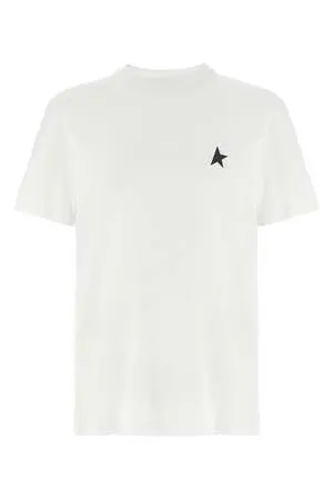 GOLDEN GOOSE T-shirt With Small Star Logo - White