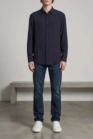 Balmain Shirt With Labyrinth Monogram Jacquard